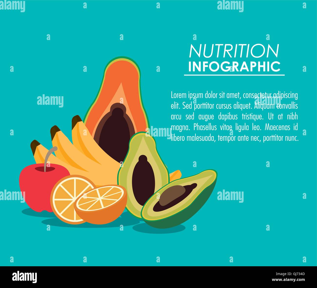 nutrition infographic food icon Stock Vector Image & Art - Alamy