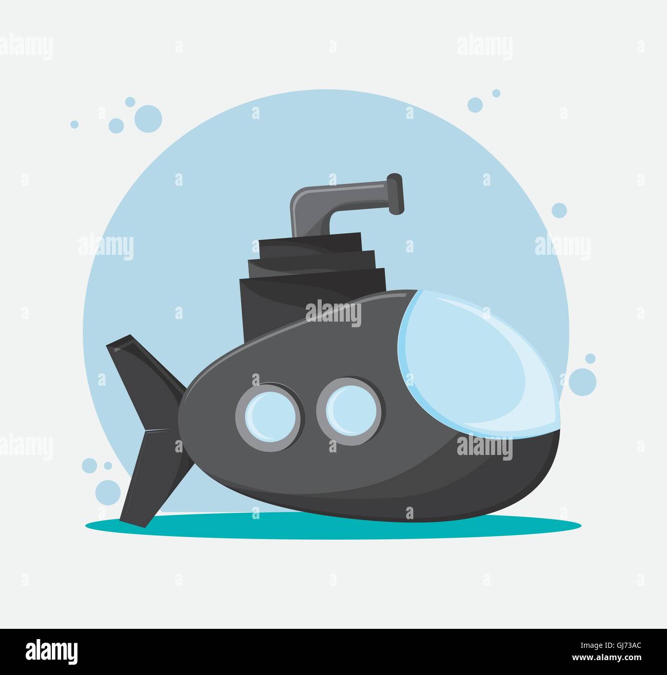 Driving submarine Stock Vector Images - Alamy
