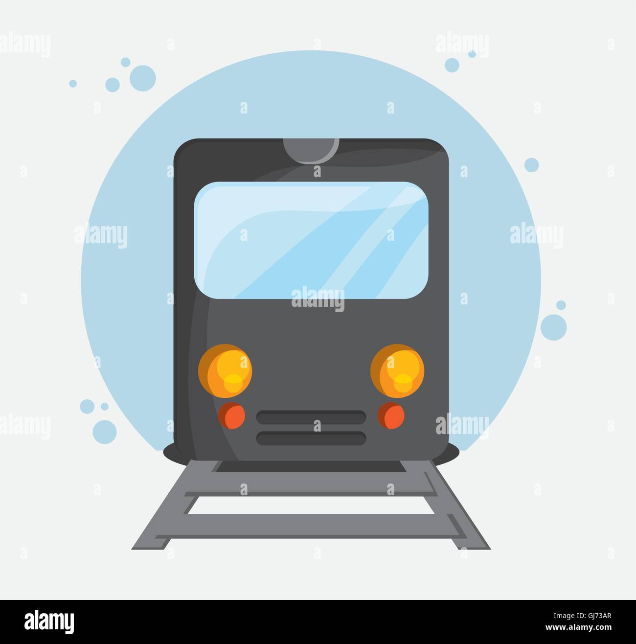 Train transportation vehicle travel, vector Stock Vector Image & Art ...