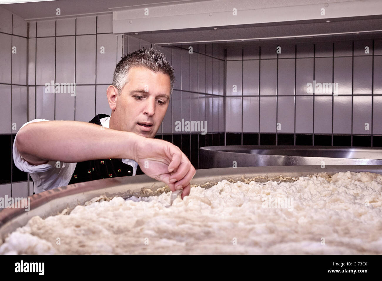 Brewery, master brewer Stock Photo - Alamy