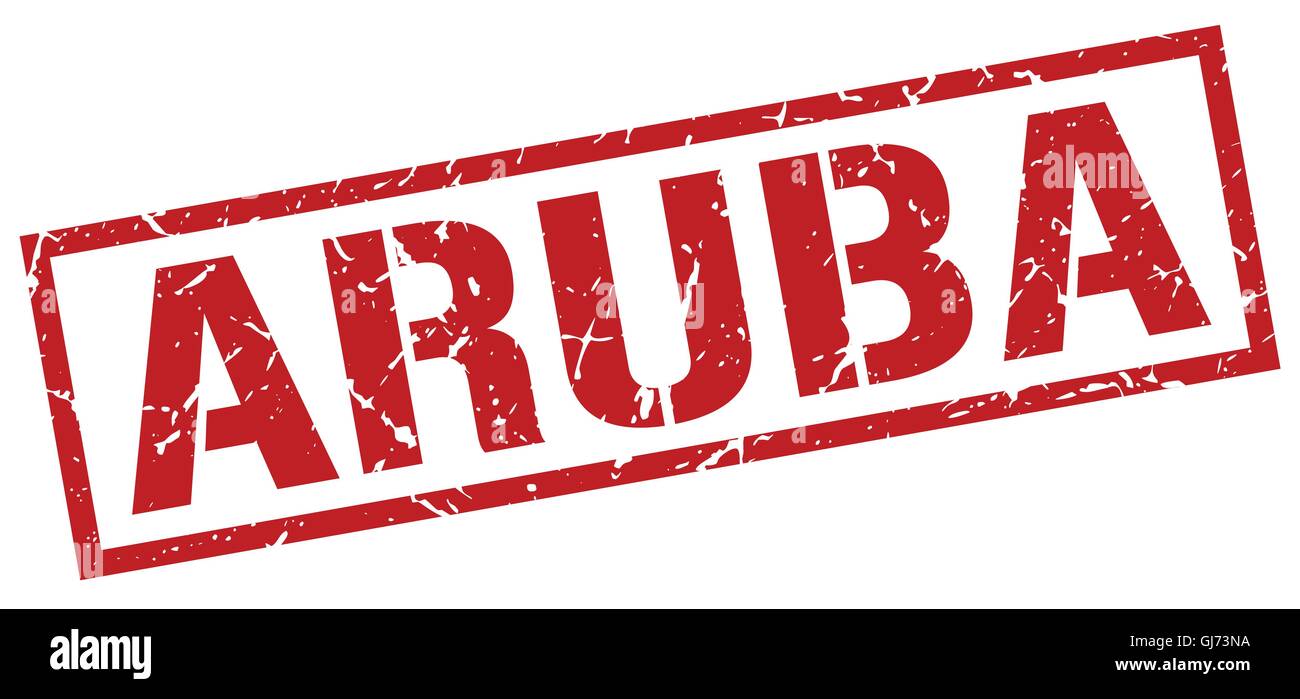 Aruba red square stamp Stock Vector Image & Art - Alamy