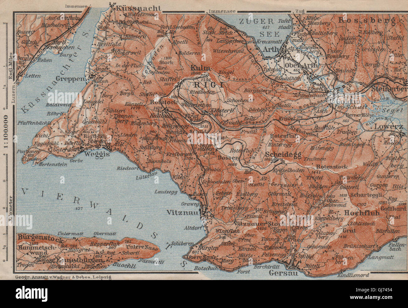 Map Of Switzerland Towns High Resolution Stock Photography and Images ...