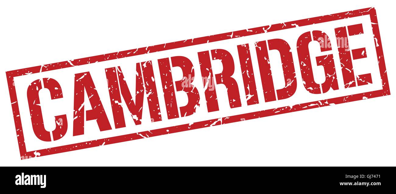 Cambridge red square stamp Stock Vector Image & Art - Alamy