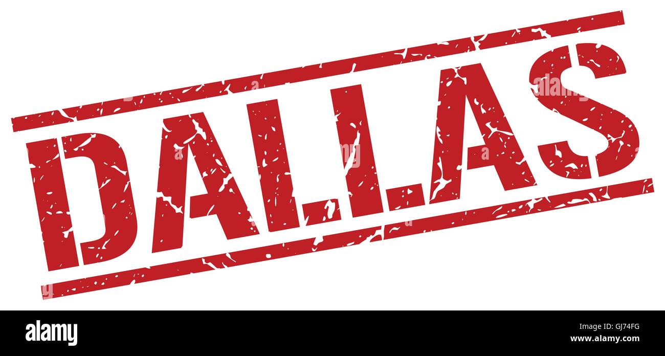 Dallas red square stamp Stock Vector Image & Art - Alamy