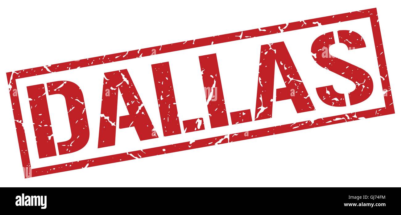 Dallas red square stamp Stock Vector Image & Art - Alamy