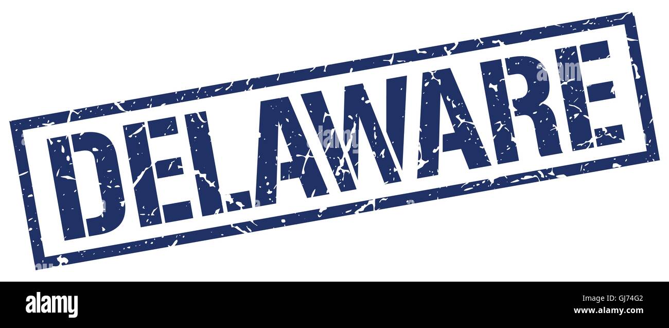 Delaware blue square stamp Stock Vector Image & Art - Alamy