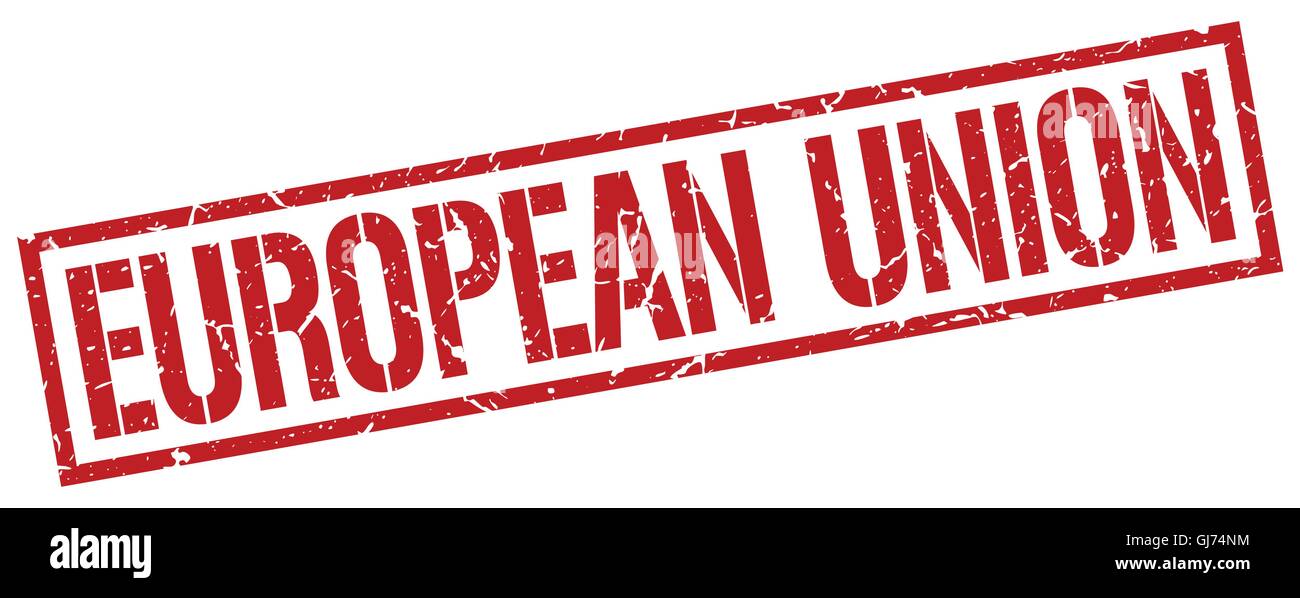 european union red square stamp Stock Vector Image & Art - Alamy