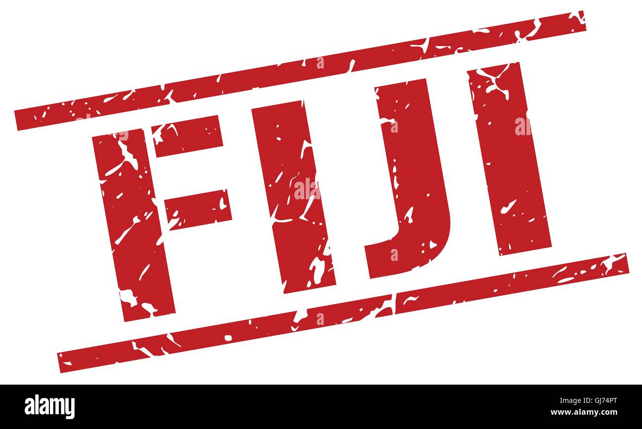 Fiji red square stamp Stock Vector Image & Art - Alamy