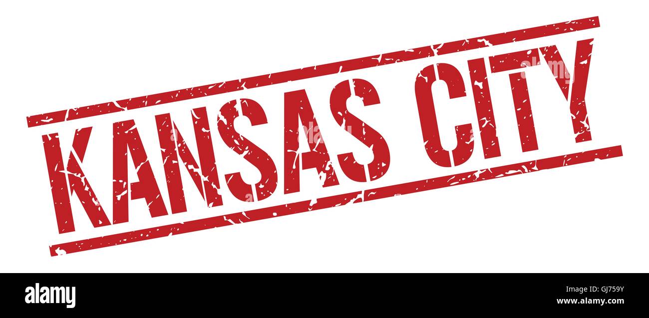 Kansas City red square stamp Stock Vector Image & Art - Alamy