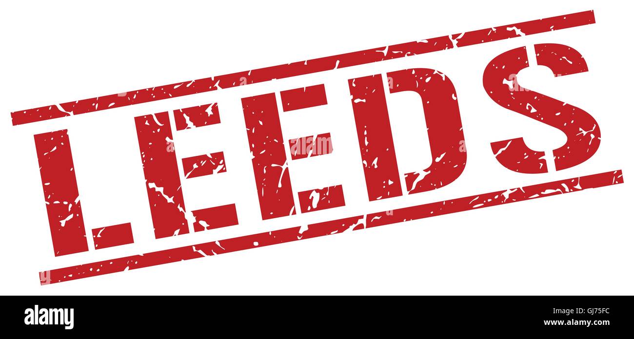 Leeds red square stamp Stock Vector Image & Art - Alamy