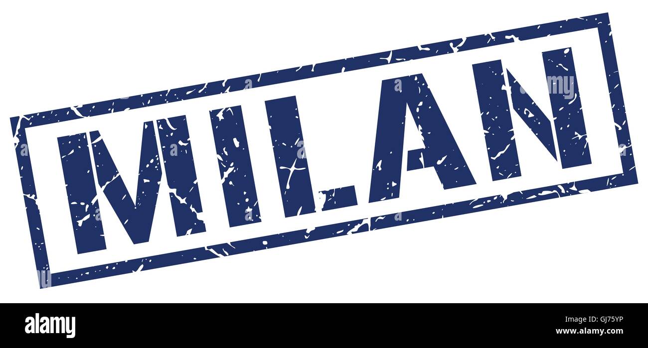 Milan stamp Stock Vector Images - Alamy