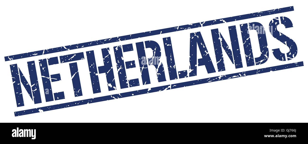 Netherlands blue square stamp Stock Vector Image & Art - Alamy