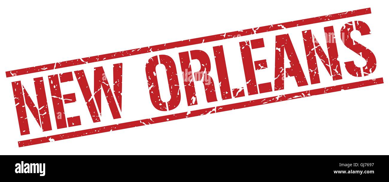 New Orleans red square stamp Stock Vector Image & Art - Alamy