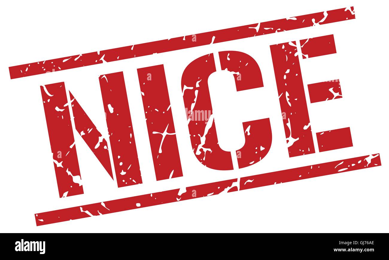 Nice red square stamp Stock Vector Image & Art - Alamy