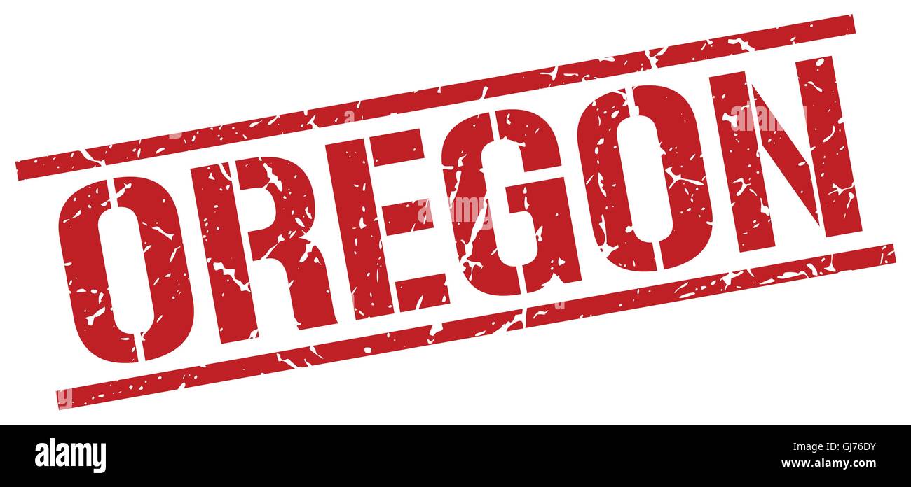 Oregon stamp vector vectors hi-res stock photography and images - Alamy