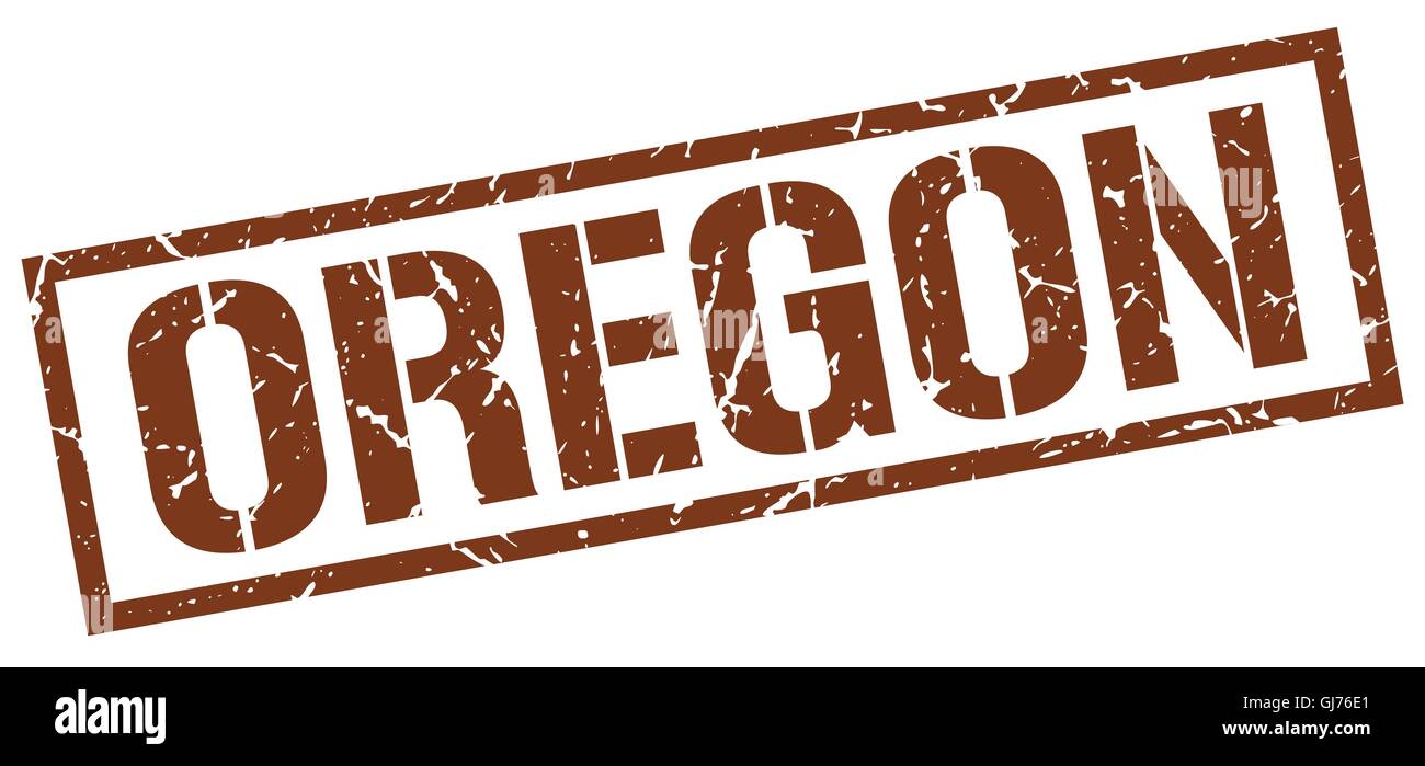 Oregon stamp vector vectors hi-res stock photography and images - Alamy