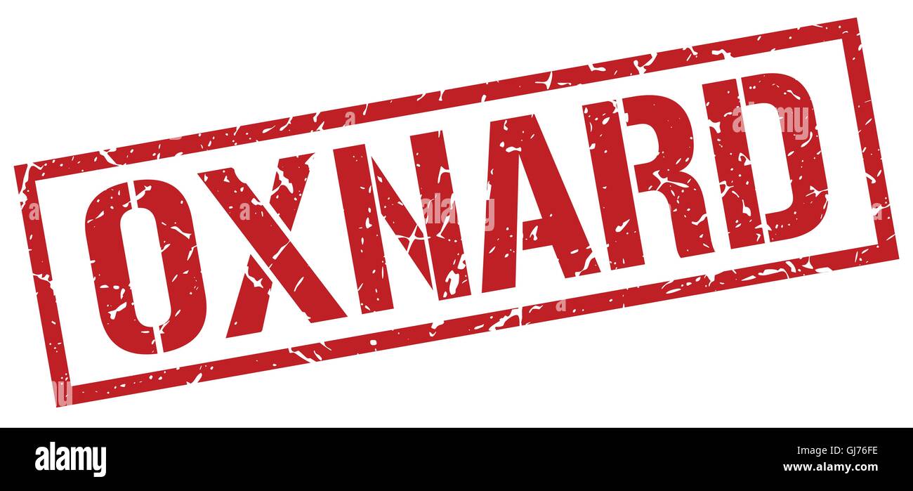 Oxnard red square stamp Stock Vector Image & Art - Alamy