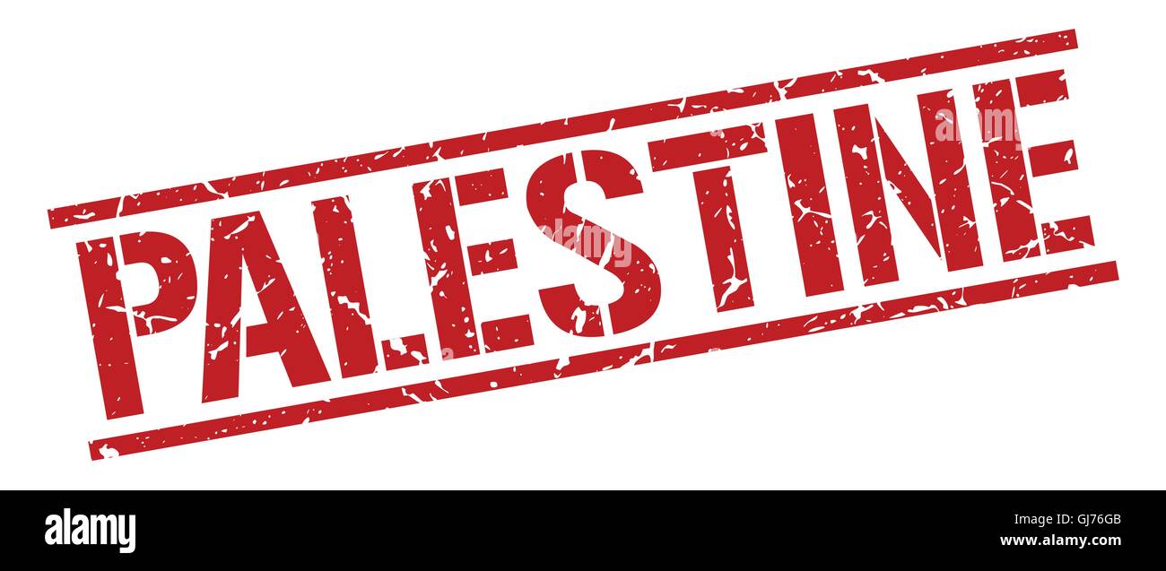 Palestine red square stamp Stock Vector Image & Art - Alamy