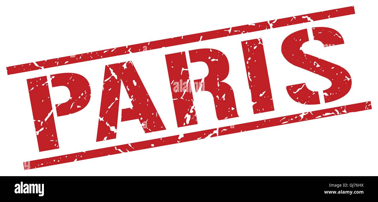 Paris red square stamp Stock Vector Image & Art - Alamy