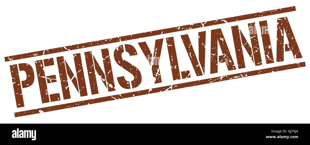 Pennsylvania stamp vector vectors hi-res stock photography and images ...