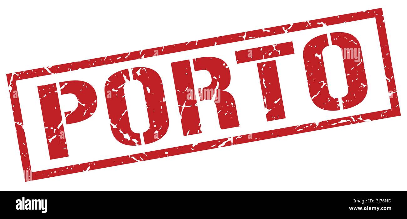 Porto red square stamp Stock Vector Image & Art - Alamy