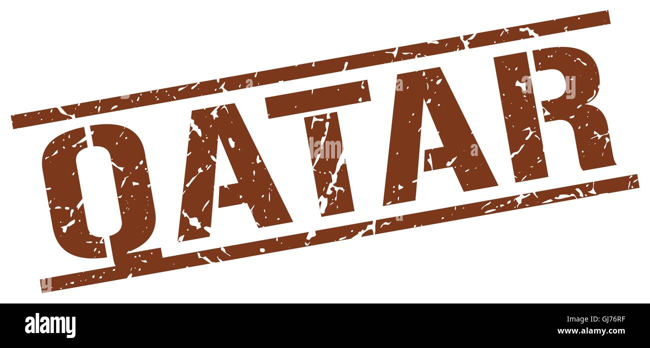 Qatar stamp vector vectors hi-res stock photography and images - Alamy