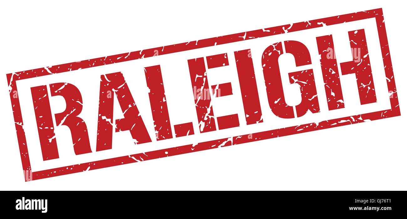 Raleigh red square stamp Stock Vector Image & Art - Alamy