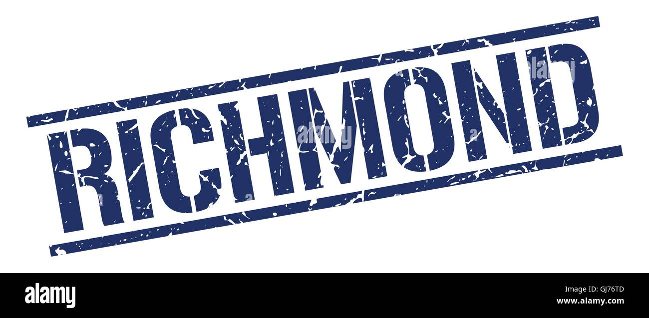 Richmond blue square stamp Stock Vector Image & Art - Alamy