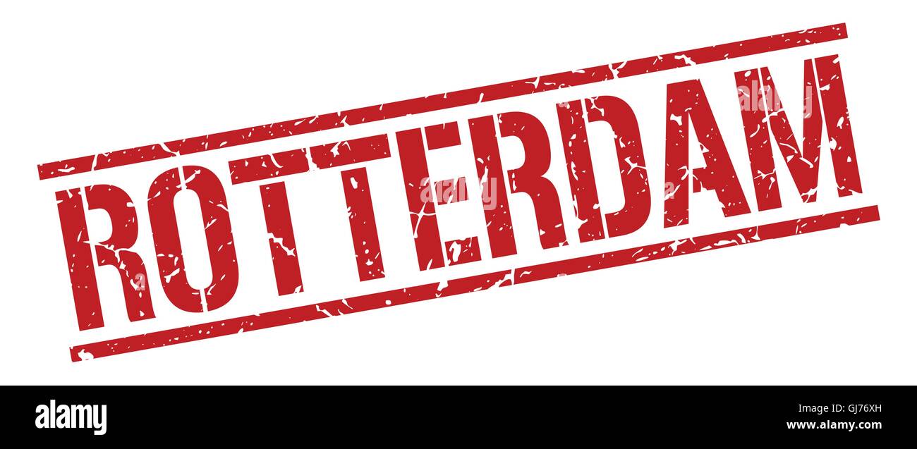 Rotterdam red square stamp Stock Vector Image & Art - Alamy
