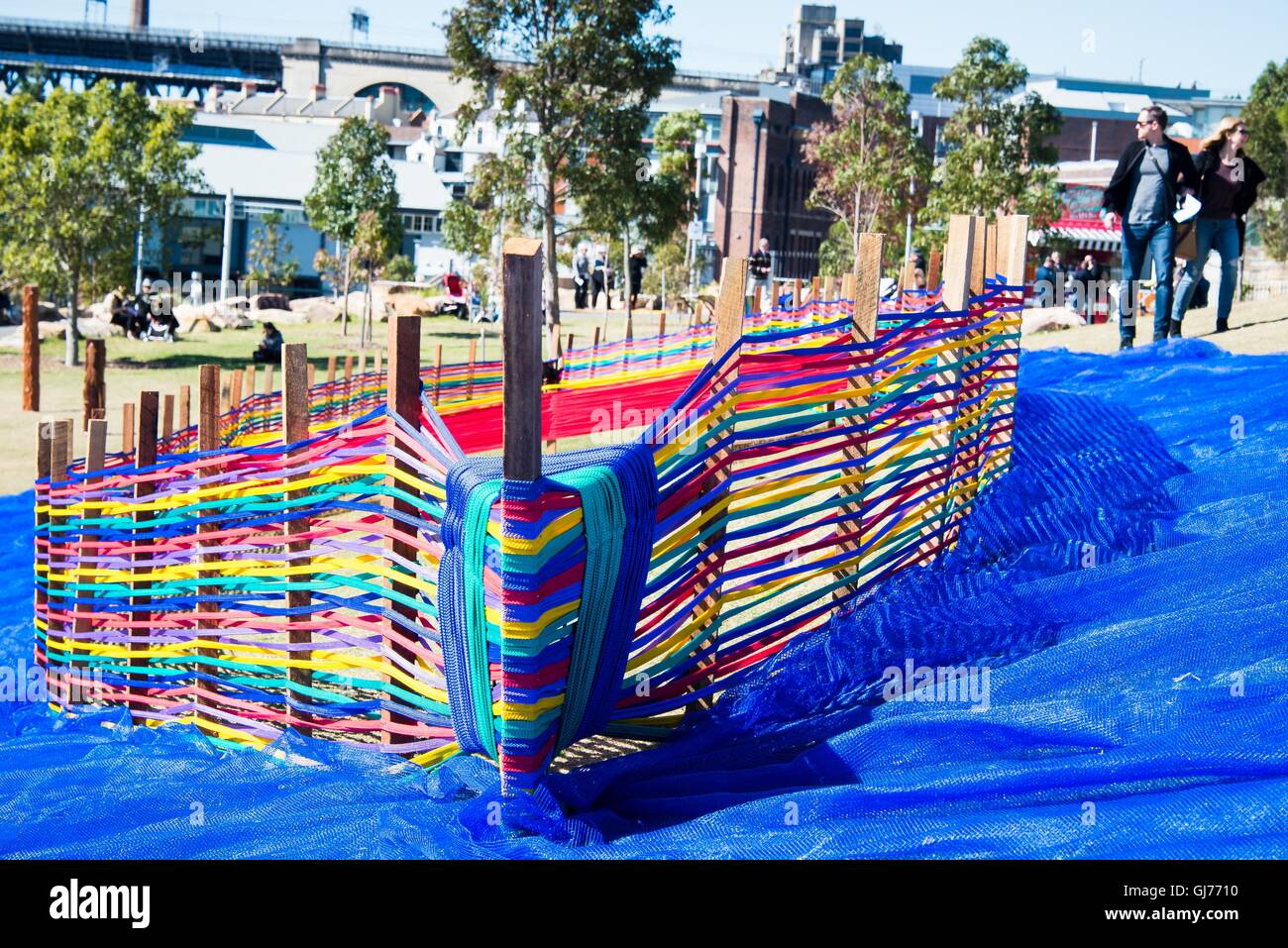 Australia. 13th Aug, 2016. A view of indigenous artist Deirdre Martin's ...