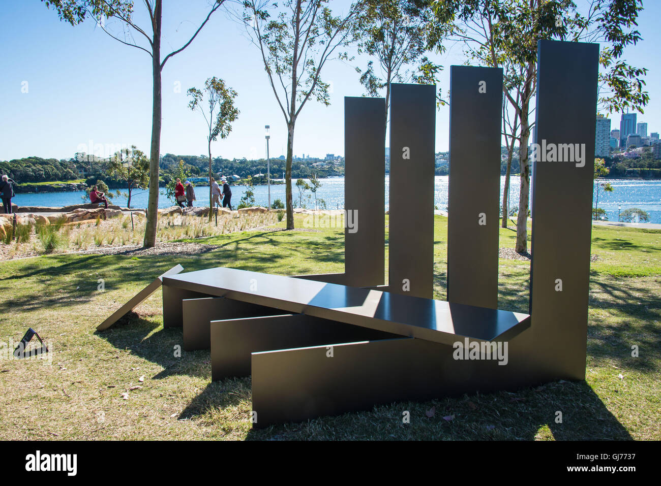 Australia. 13th Aug, 2016. A view of celebrated artist Ron Robertson ...