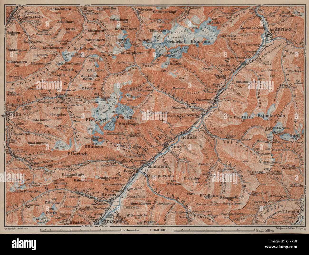 Map of middle river hi-res stock photography and images - Alamy