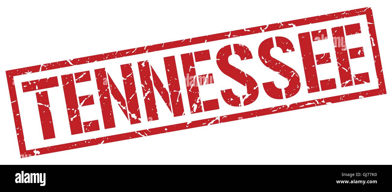 Tennessee red square stamp Stock Vector Image & Art - Alamy