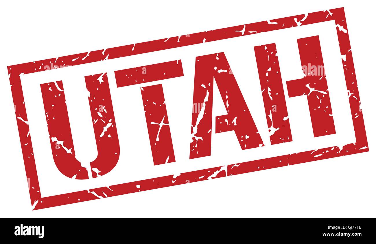 Utah stamp vector vectors hi-res stock photography and images - Alamy