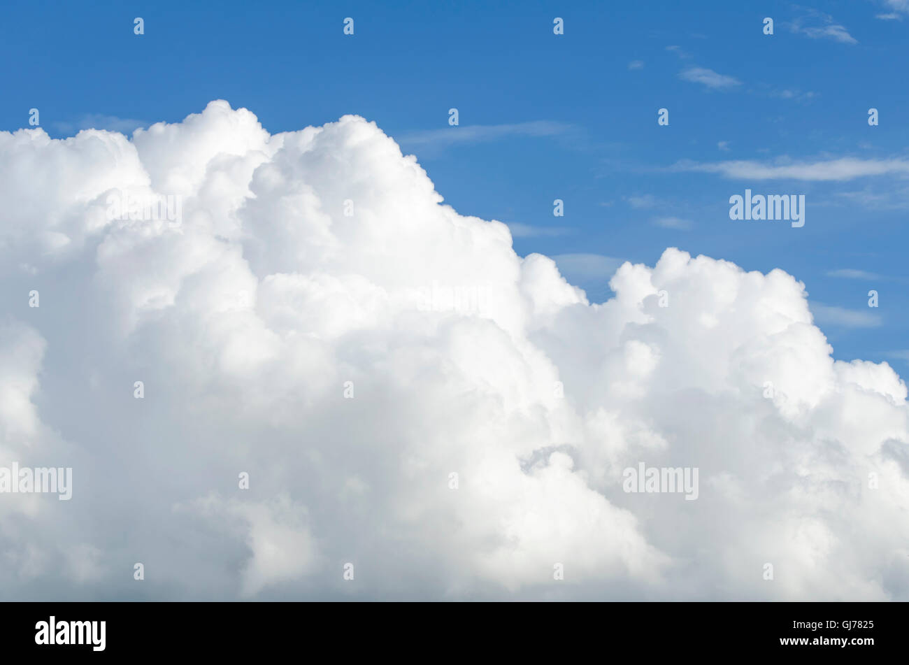 Big white clouds in sunny weather of the rainy season Stock Photo - Alamy