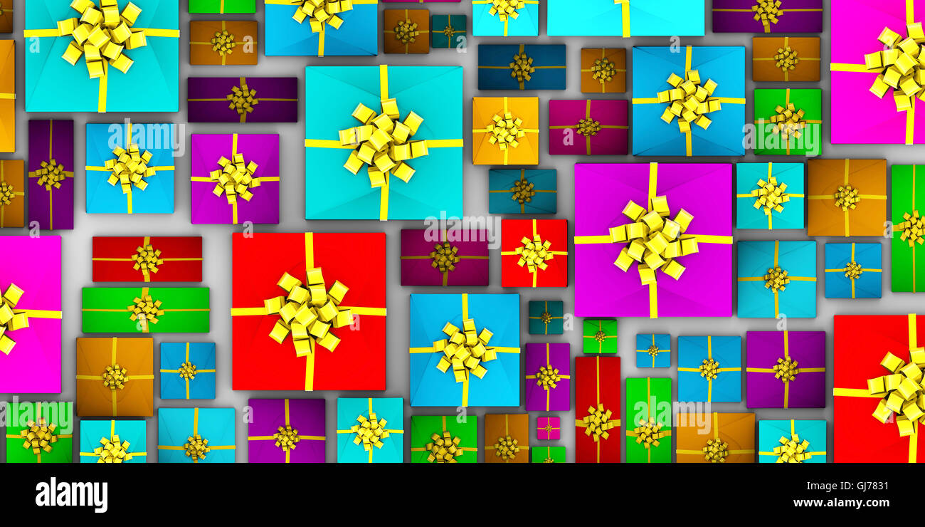 Gifts Background as a Present Wallpaper Abstract Art Stock Photo - Alamy