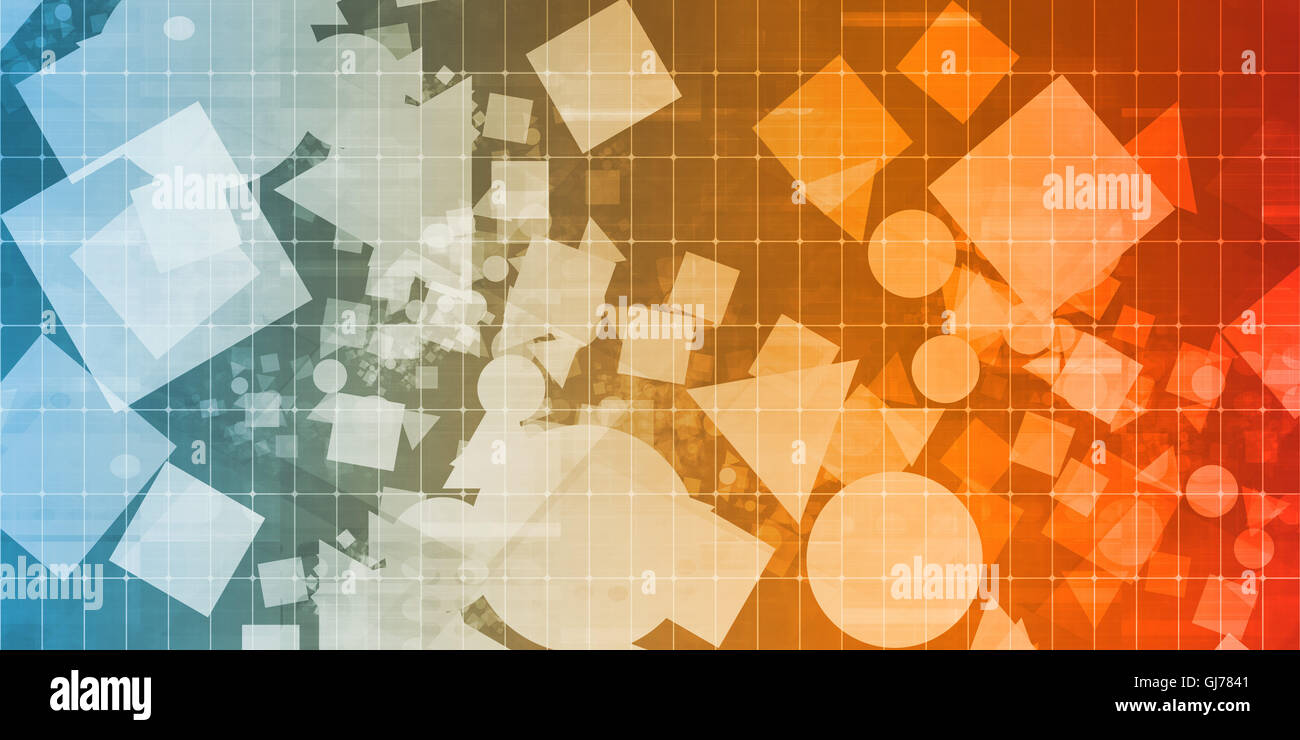 2d shapes hi-res stock photography and images - Alamy