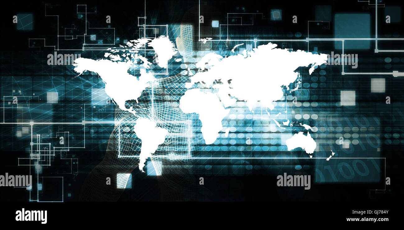 Abstract globalization hi-res stock photography and images - Alamy