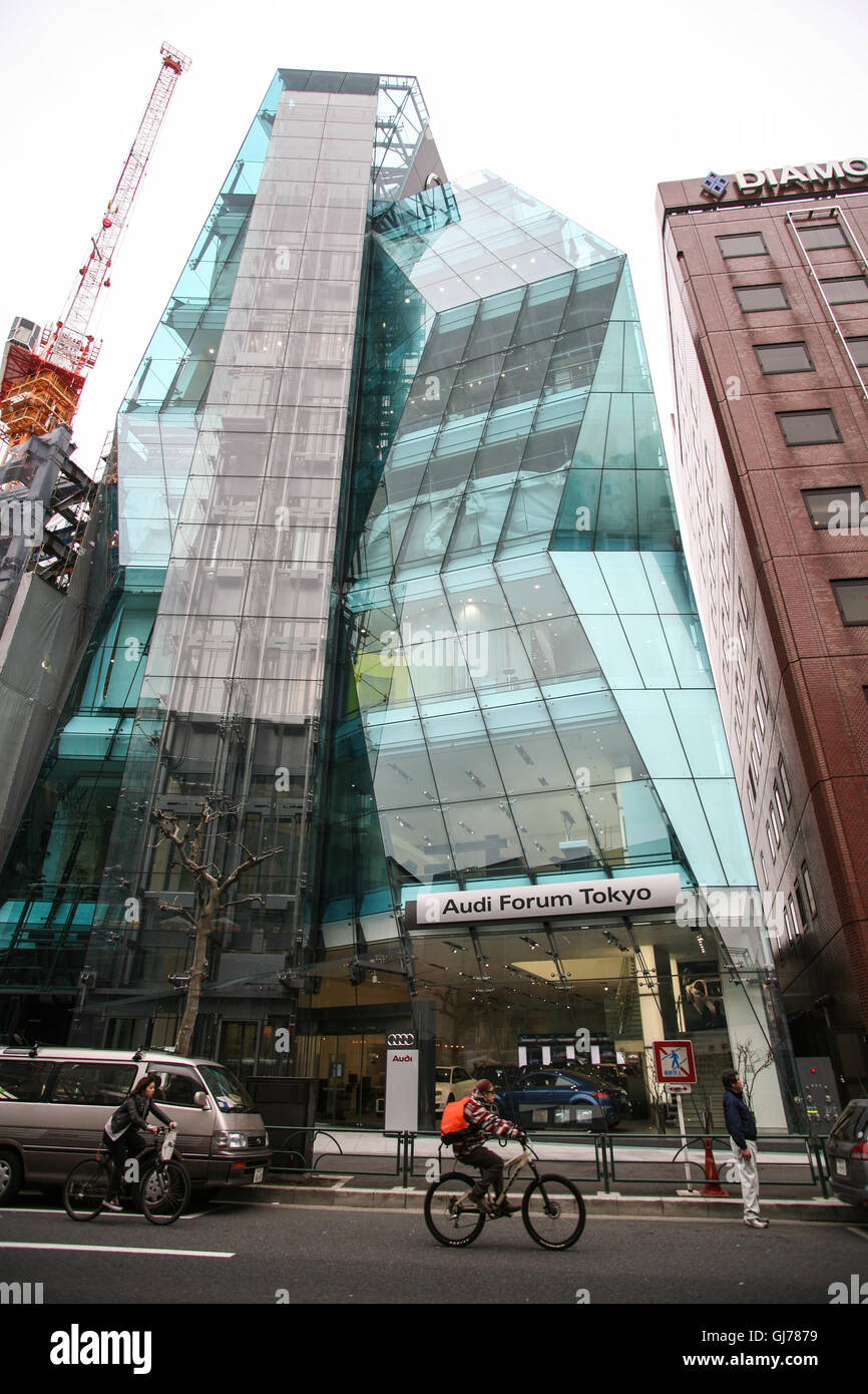 New Audi Forum building, blue building, and more construction going up ...