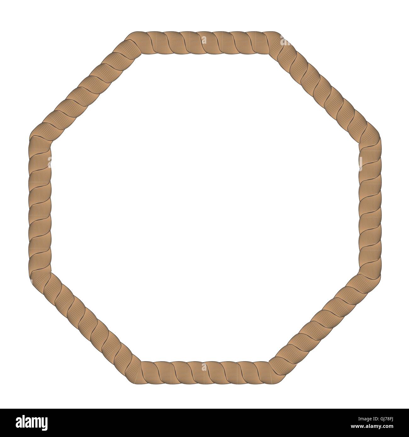 Rope Creative Frame Stock Vector Image & Art - Alamy