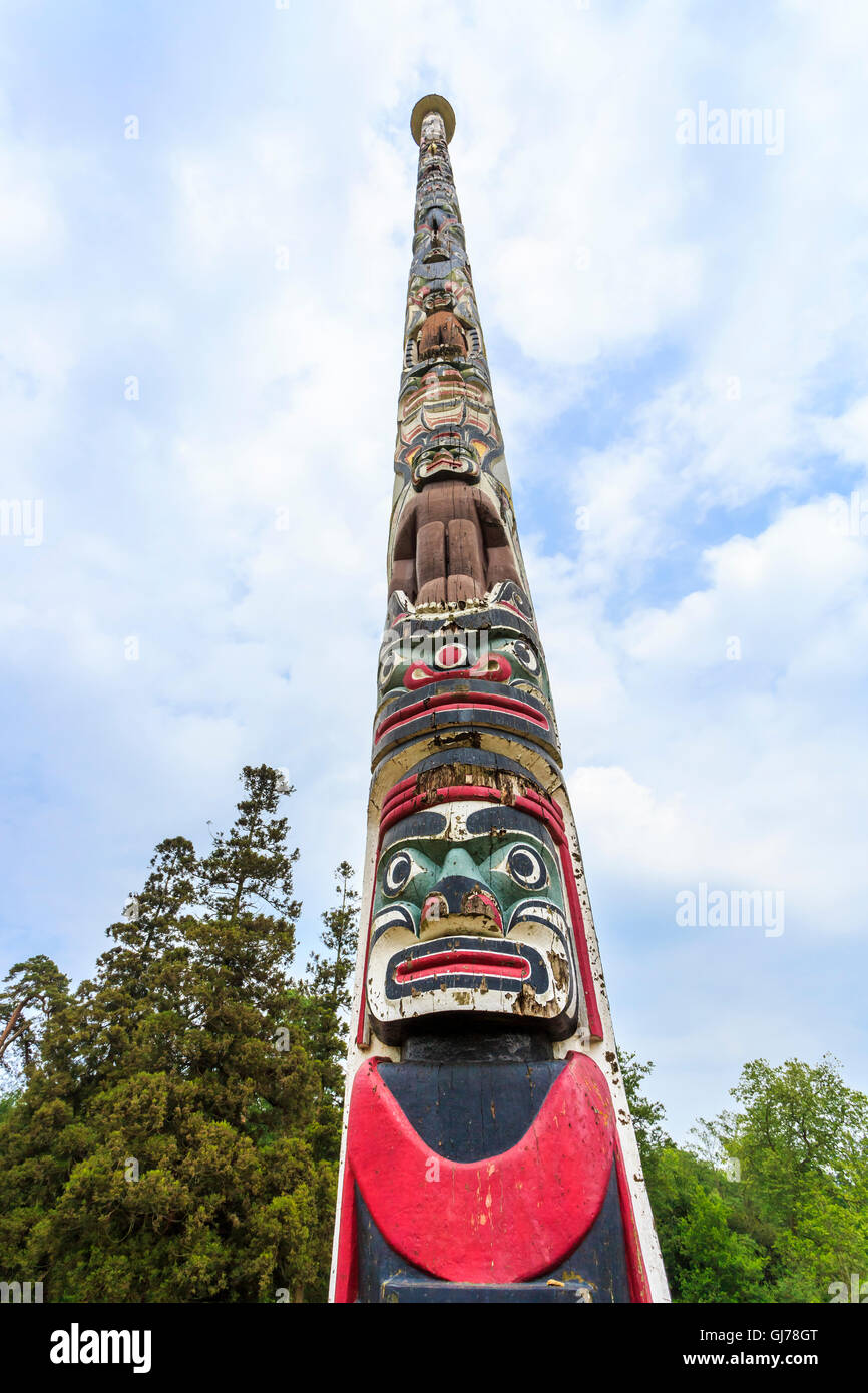 The Totem Pole in the Valley Gardens at Virginia Water, Windsor Great ...