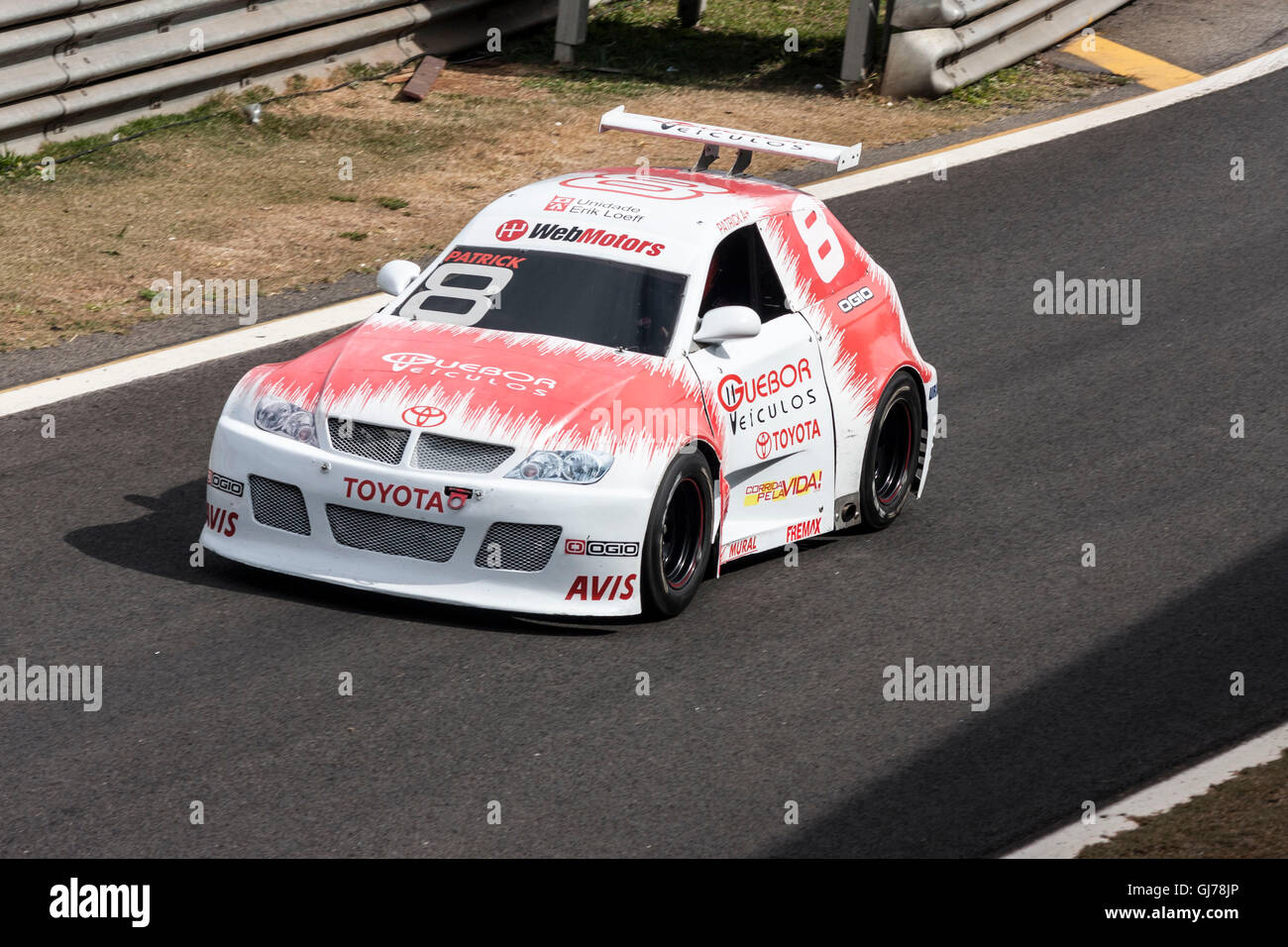 Racing Stock Car Junior Interlagos Brazil Stock Photo - Alamy