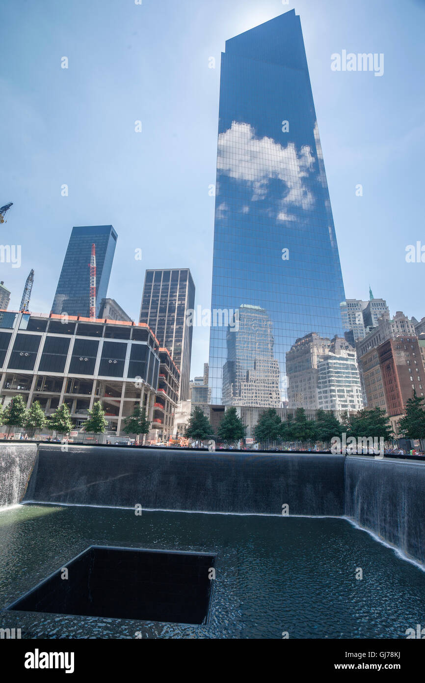 Freedom Tower 911 Memorial New York City Stock Photo - Alamy