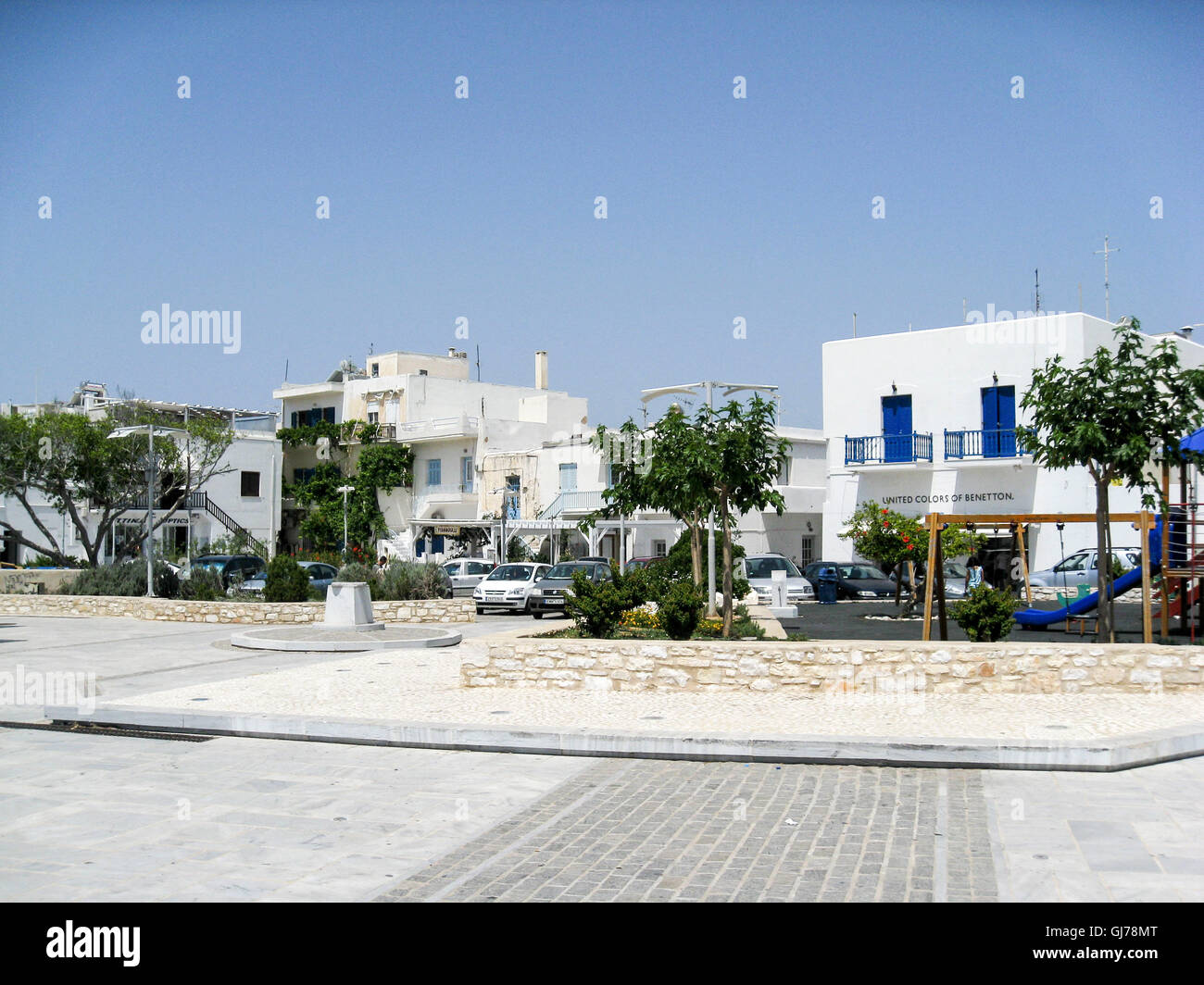 Paros historical buildings, Cyclades Islands, Greece Stock Photo - Alamy