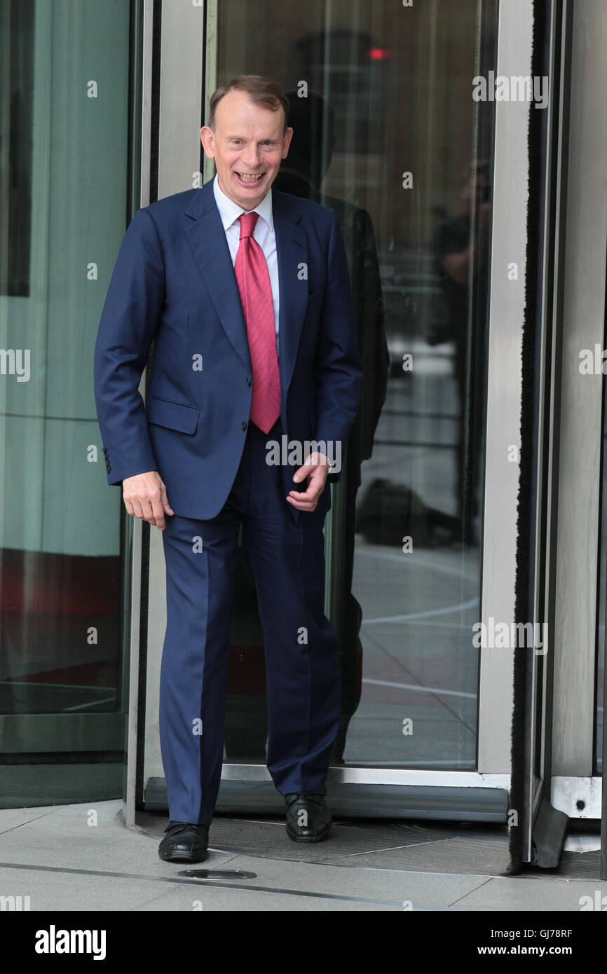 Andrew Marr seen at the BBC for the Andrew Marr show in London - Jul ...