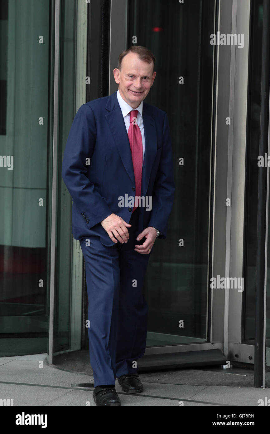 Andrew Marr seen at the BBC for the Andrew Marr show in London - Jul ...