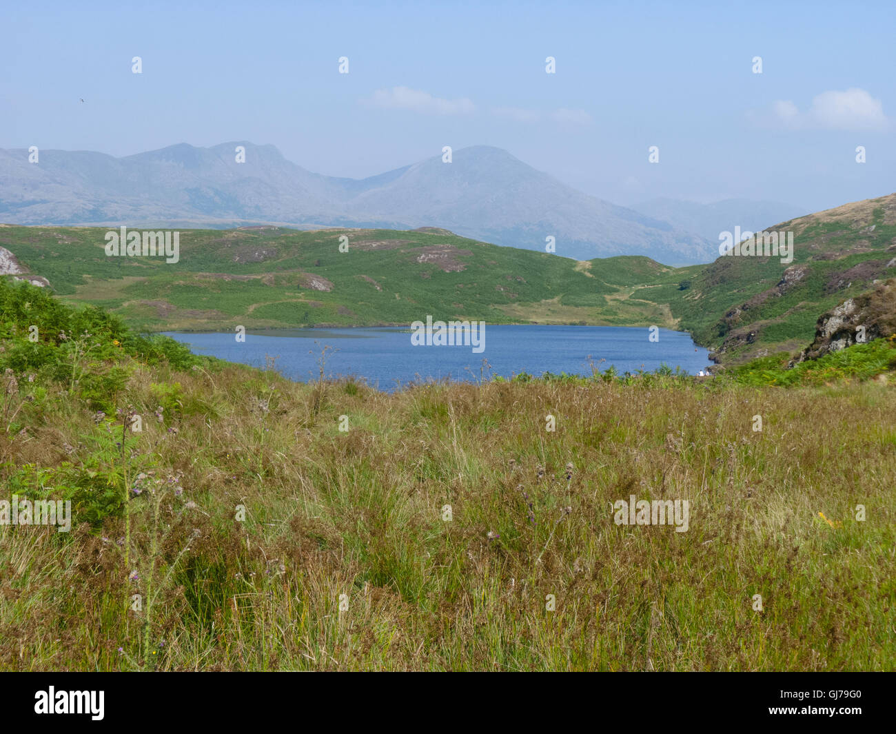 Old man of coniston, blue sky hi-res stock photography and images - Alamy