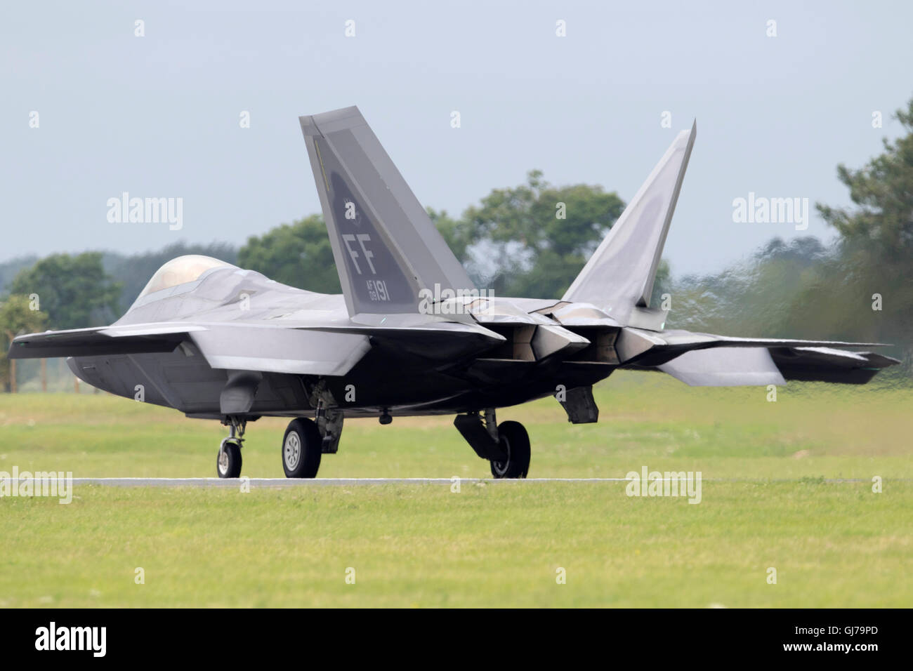 United States Air Force USAF F-22A Raptor at RIAT 2016, Royal ...
