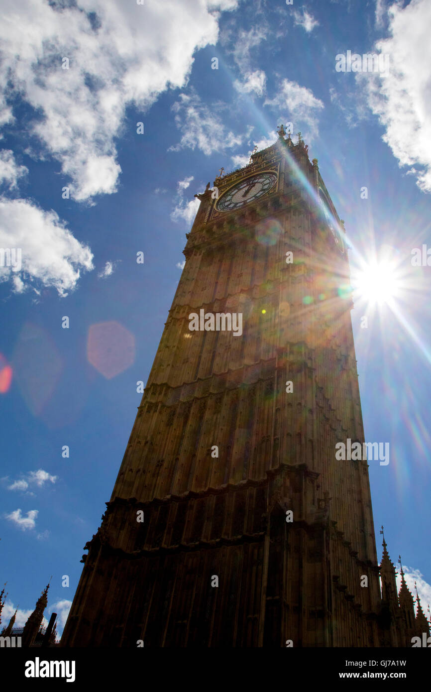 Big Ben Elizabeth Tower and the Houses of Parliament Clock Tower of The ...