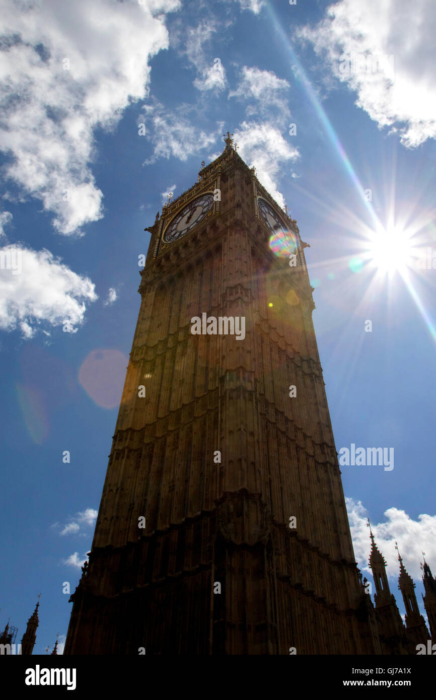 Big Ben Elizabeth Tower and the Houses of Parliament Clock Tower of The ...